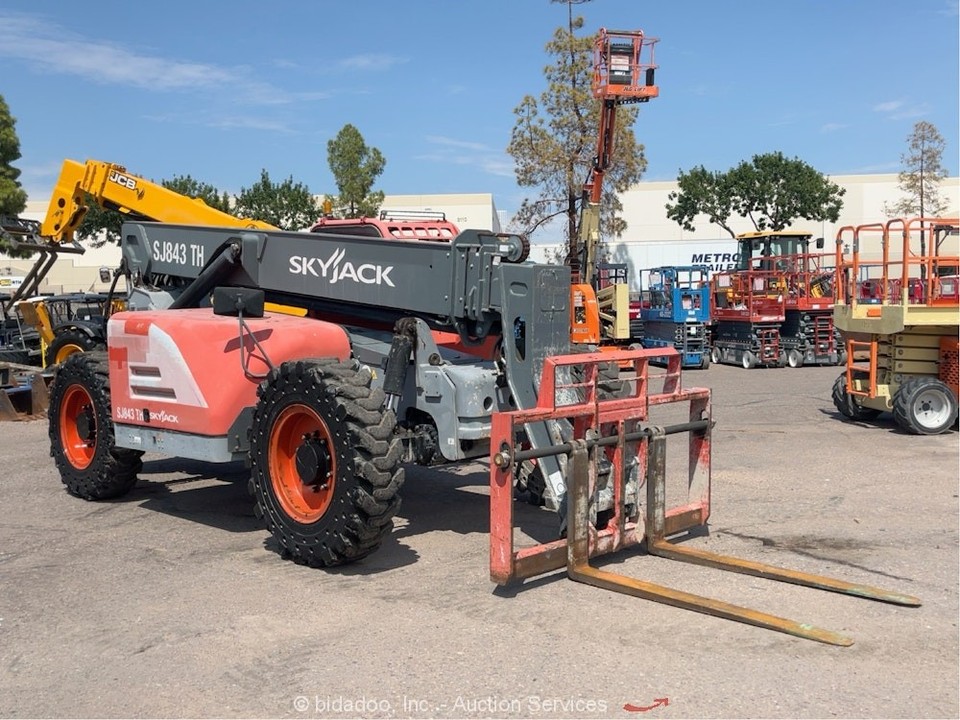 2017 Skyjack SJ843TH 43' 8,000lbs Telescopic Reach Forklift Telehandler bidadoo | eBay
