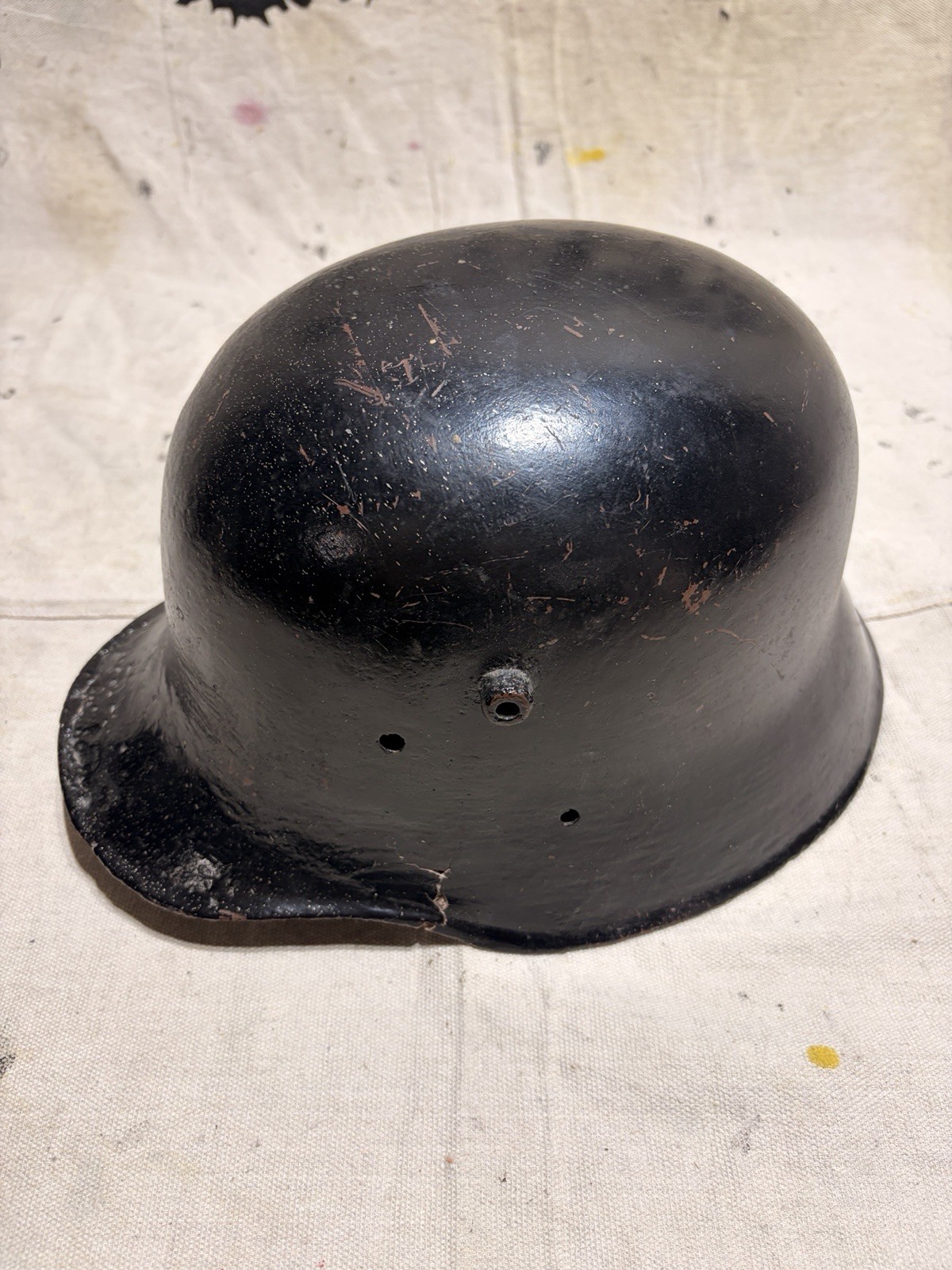 German WW2 Helmet - Biker / Hot Rod Helmet - Original World War Two ...
