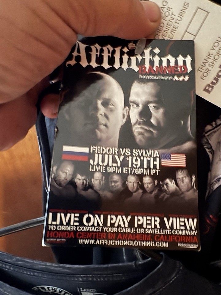 Affliction Fedor Emelianenko T-shirt Large New With Tags Never Worn ...