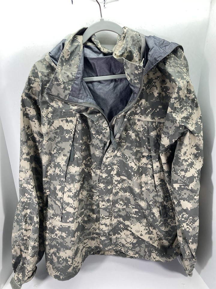 USGI ECWCS Jacket ACU GEN III Layer 6 Extreme Weather Gortex Large ...