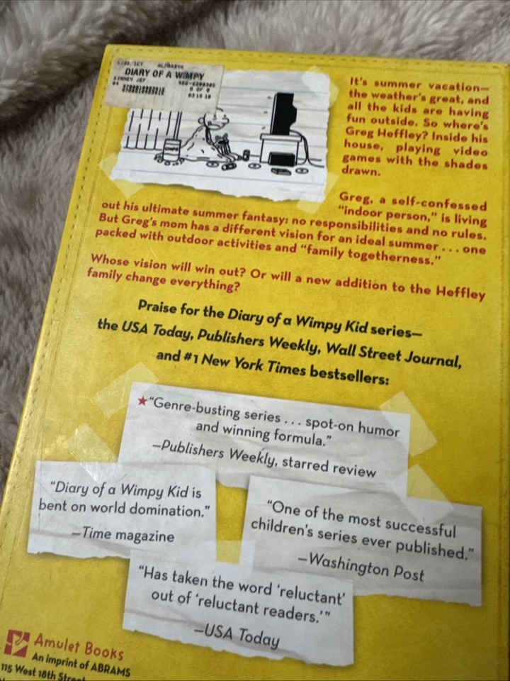 Diary of a Wimpy Kid # 4 - Dog Days by Jeff Kinney (2009, Hardcover ...