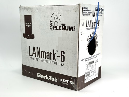 NEW Open box Berk-Tek LANmark-6, Cat6 Plenum CMP, UTP, Data Cable, 410 ...