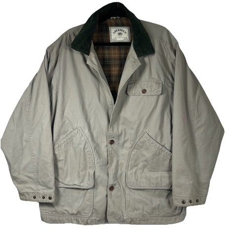 Aberdeen Canvas Barn Jacket Chore Coat Men's Sz XXL Beige Flannel Lined ...