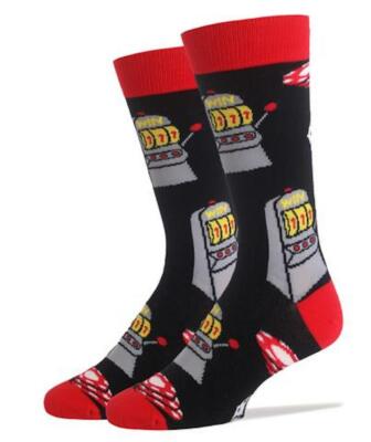 OOOH Yeah! Las Vegas Dice Slots Socks Mens Dress Socks OSFM Size 8-13 ...