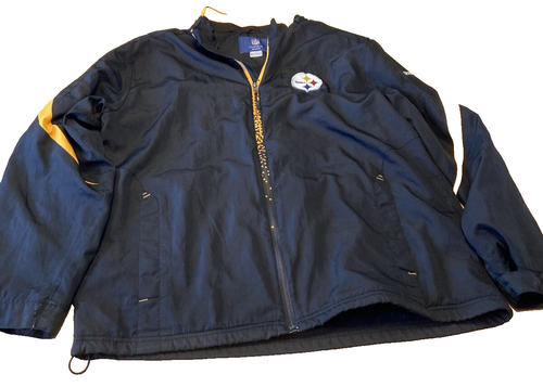Pittsburgh Steelers mens On Field Reebok Jacket Large Full Zip NFL ...