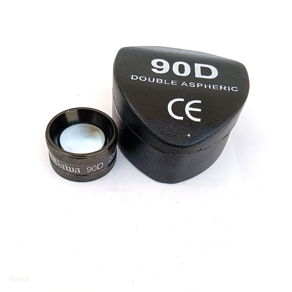 Ophthalmology Diopter Lens 90D Image Magnification 0.76x Black Color | eBay