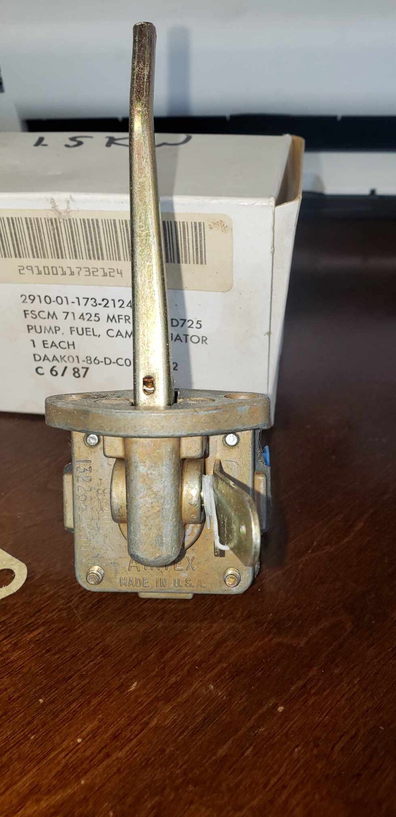 Fuel Pump Kit Military Gas Engine PN: 13226E2230-2 NSN: 2910-01-173 ...