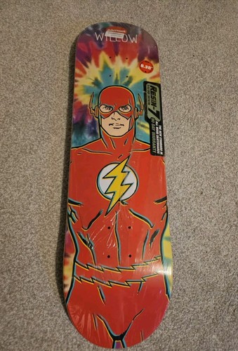 Rare Almost Flash Willow DC Comics Skateboard Deck Red Tie Dye Brand ...