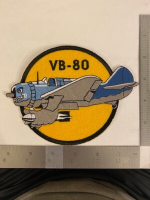 (Reproduction) US NAVY'S VB-80 'Historical Bomber' Squadron Patch (Felt ...