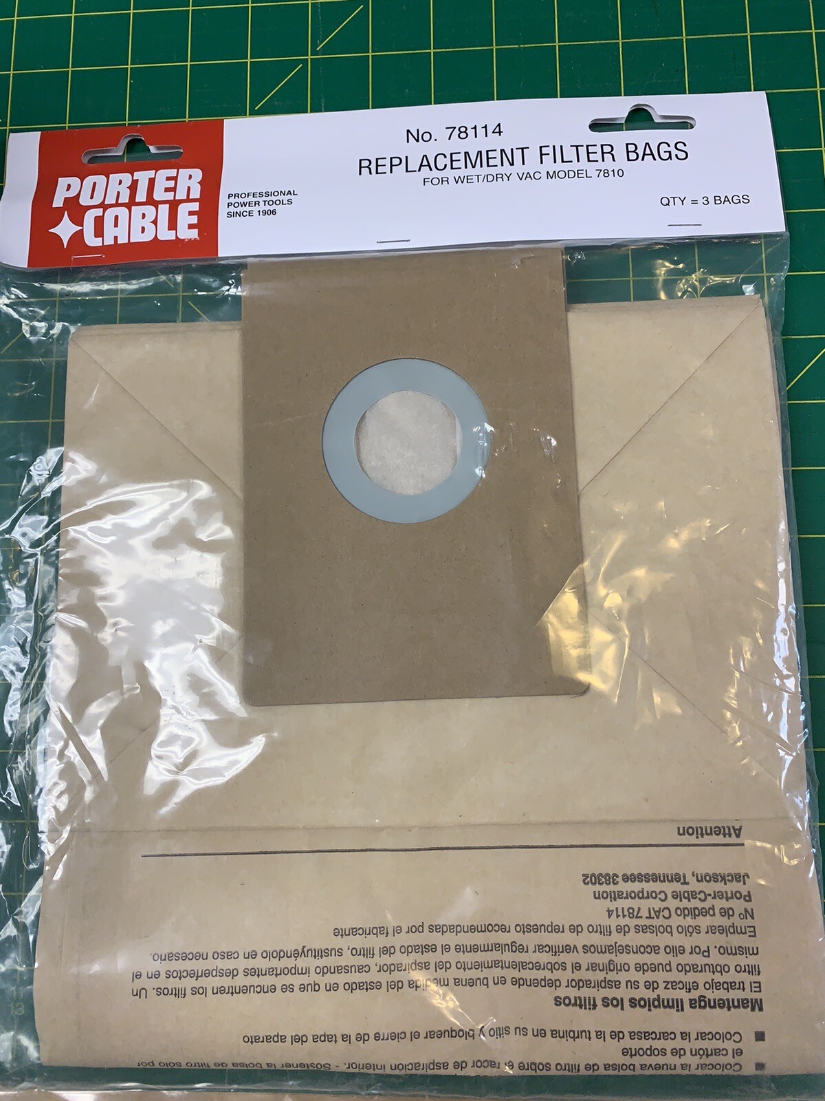 Porter Cable Replacement Filter Bags For Wet Dry Shop Vac Pack Of 3 | eBay
