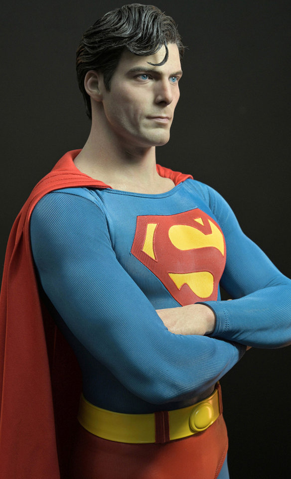 Life Size Christopher Reeve Superman 1/1 Scale Wax Statue DC Comics ...
