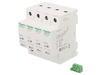 A9L08601 surge limiter type 2+3 poles: 3+N DIN -25-60°C IP20 SCHNEIDER ...