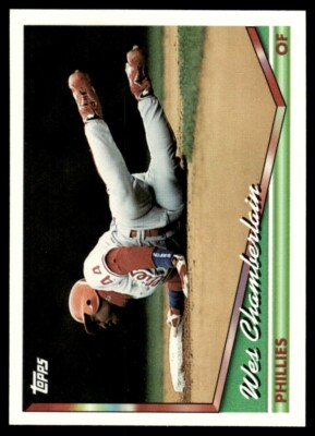 1994 Topps Wes Chamberlain Philadelphia Phillies #419 | eBay