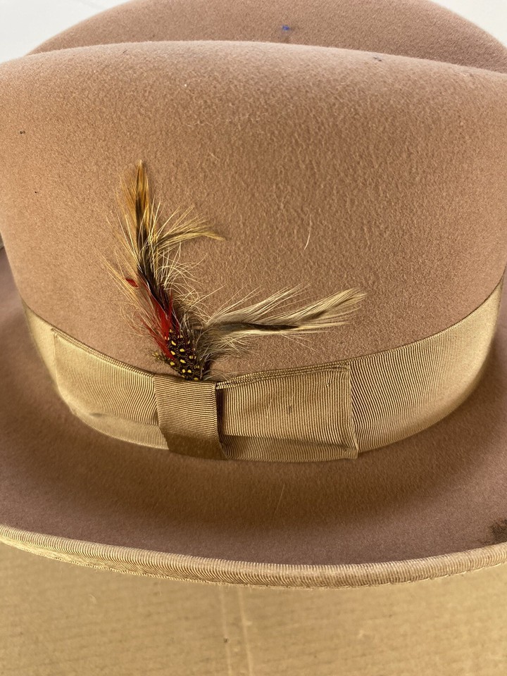 Vintage Dorfman California Godfather Fedora Hat Cap Hollywood Gangster ...