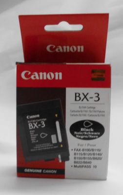 Canon BX-3 Tintenpatrone black für Fax B100 B110 B640 B820 Multipass 10 ...