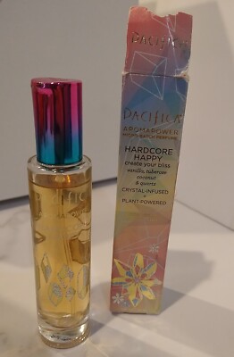 Pacifica Hardcore Happy Perfume Aromapower Crystal Infused Damaged Box ...