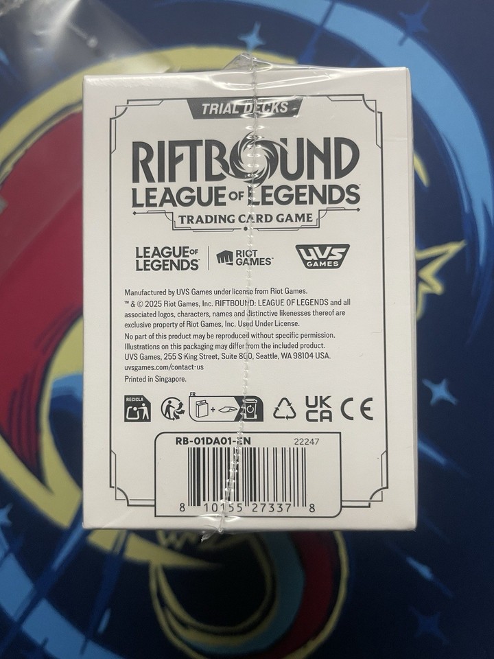 Riftbound League of Legends Trading Card Game Trial Deck Sealed Box | eBay