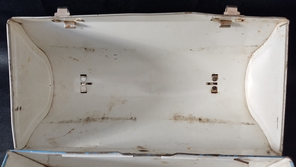 Vintage Preowned Thermos Domed Metal Lunch Box Outer Space Astronauts ...