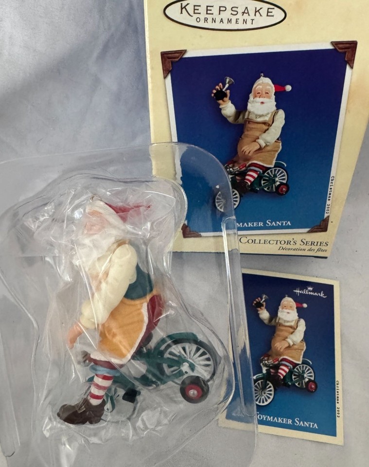 Hallmark Collector's Series Toymaker Santa 2002 NIB | eBay
