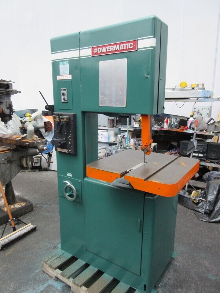 POWERMATIC 81 TYPE BAND SAW HEAVY DUTY WOODWORKING MACHINE_12'7" MAX_AS ...