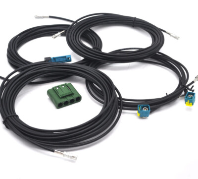 Retrofit 360 SURROUND view Cable wiring Camera Kit for Mercedes W206 c ...