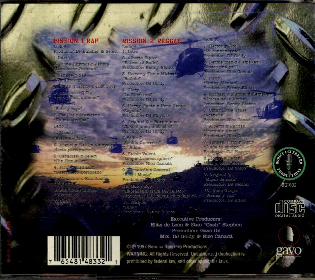 Boricua Guerrero First Combat Doble 2 CD Old Reggaeton Daddy Yankee ...