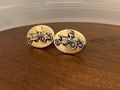 Vintage Cuff Link Model T Model A Ford Balfour Set | eBay