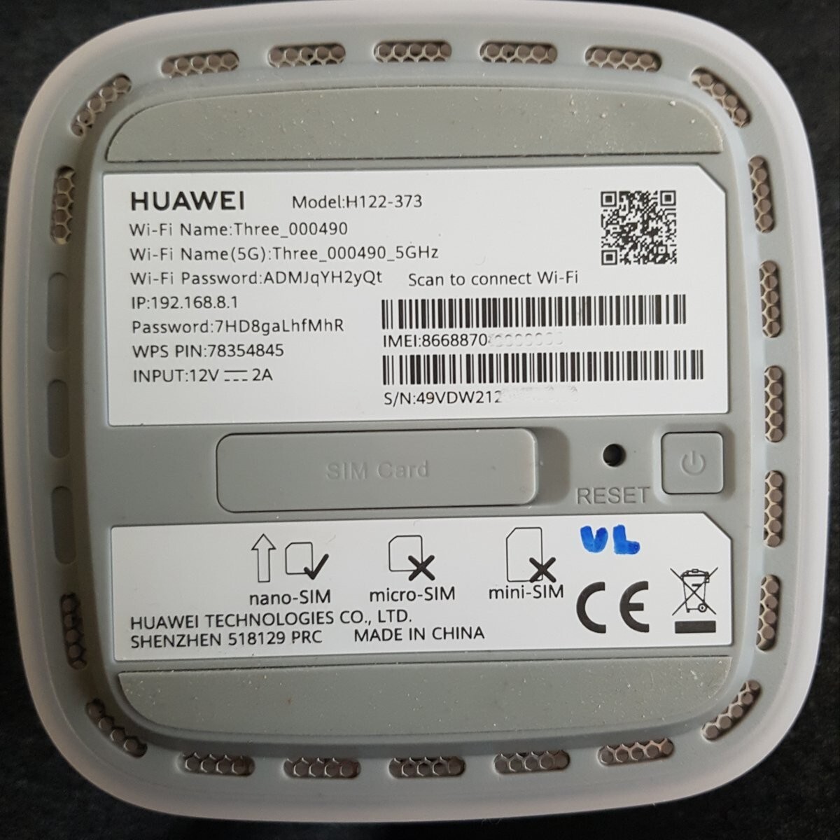 Huawei 5G CPE Pro 2 Router - H122-373 White (UNLOCKED) | eBay