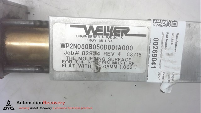 Welker Shot Pin Cylinder WP2N050B050D001A000 for sale online | eBay
