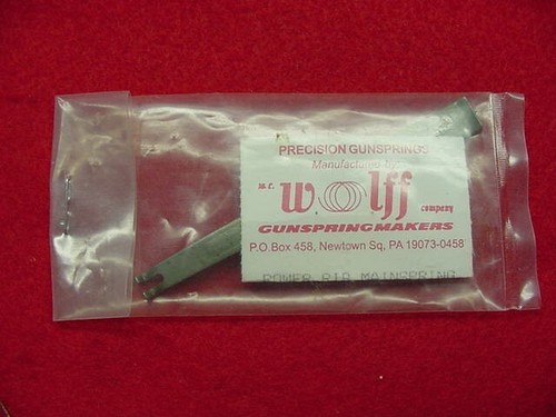 Wolff- Mainspring for S&W K,L,N Frame Revolvers- Type 2 Reduced Power ...