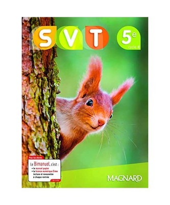 SVT 5e (2017) - Manuel élève: Bimanuel Magnard : le manuel papier + la ...