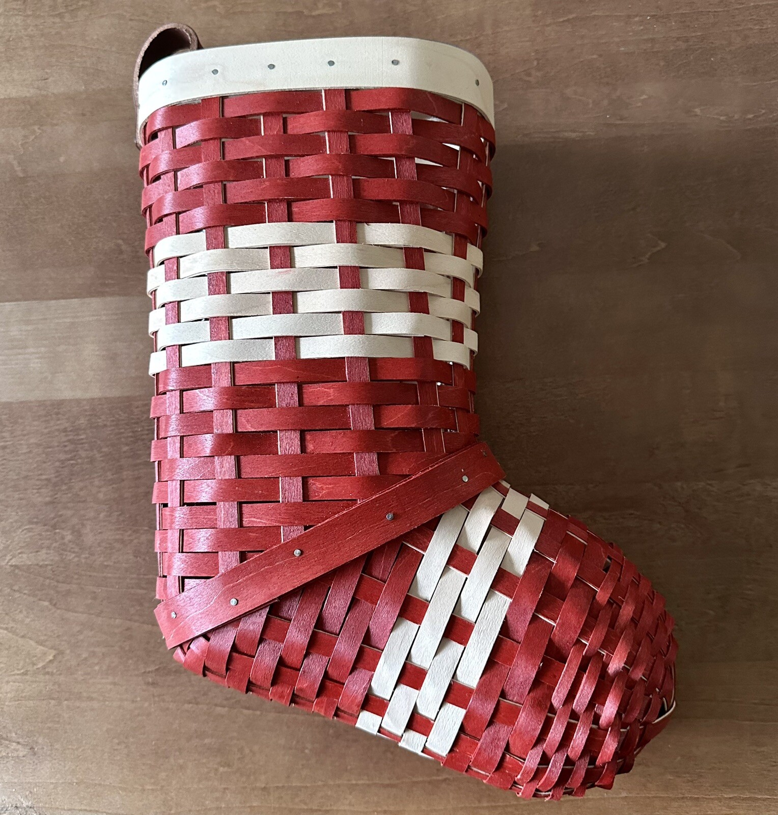 Longaberger Made Rare -Christmas Stocking Basket Set - Please Read ...