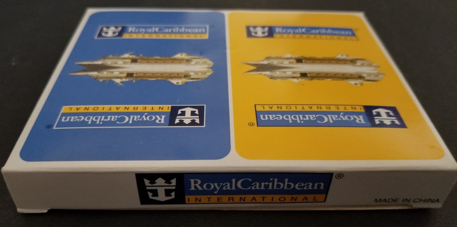 RCI...Double Deck Playing Cards...Blue & Yellow.. ms Nordic Empress ...