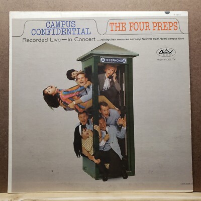 The Four Preps - Campus Confidential - T 1814 - Vinyl Record LP | eBay