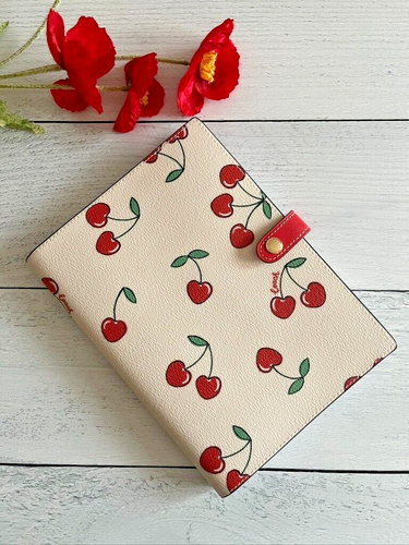 🍒Coach Notebook With Red Cherry Print BN CF364 BN🍒 | eBay