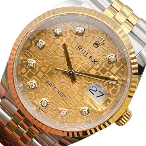 Rolex Datejust 36 Holicon 126233G Ss Yg Watch r45_0324 | eBay