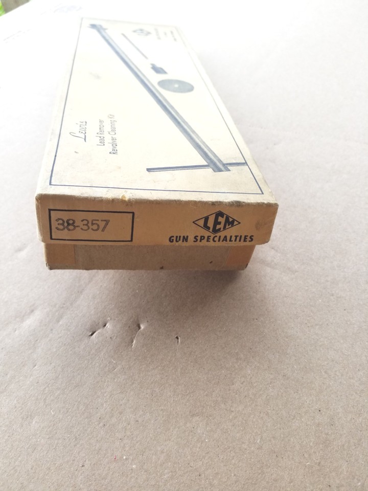 Vint Lewis (LEM) Lead Remover Revolver Cleaning Kit 38/357 W/ Box ...