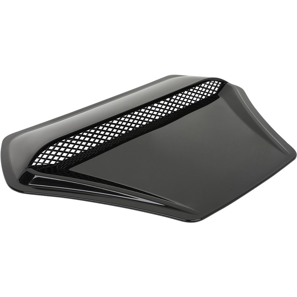 Black Sport Race Car Scoop Hood Vent Air Flow Intake Cover For Ford ...