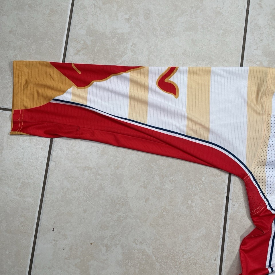 Rare Red Bull Roller Hockey Game Jersey Men's Size Large Van Villet #52 5ivehole | eBay