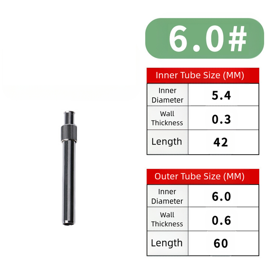 Metal Connecting Tube DIY Fishing Rod DIY Fishing Project High-strength ...