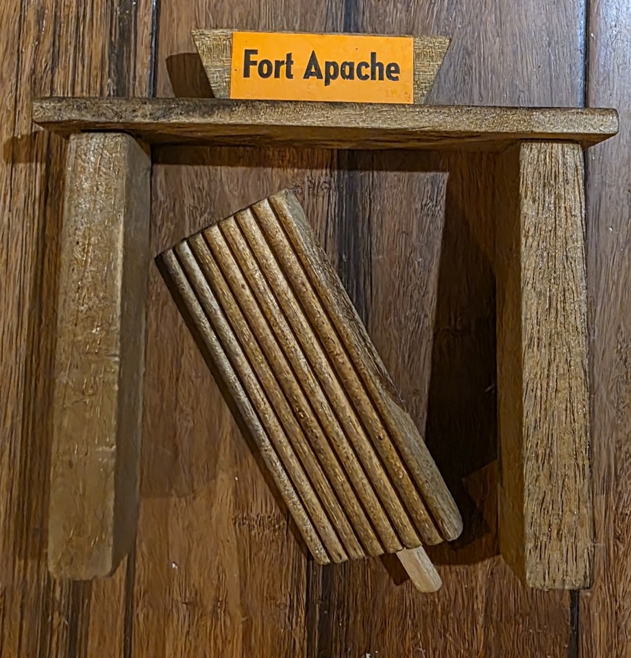 Rare Vintage Fort Apache Western Wooden Playset SHG Toys Made In West ...