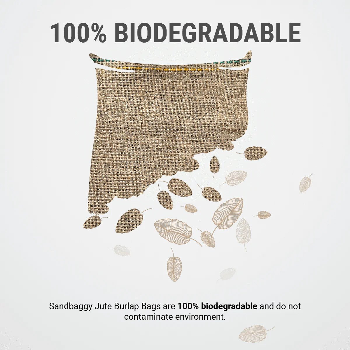 Sandbaggy 24" x 40" Burlap Plant Covers - Frost Protection For Trees ...