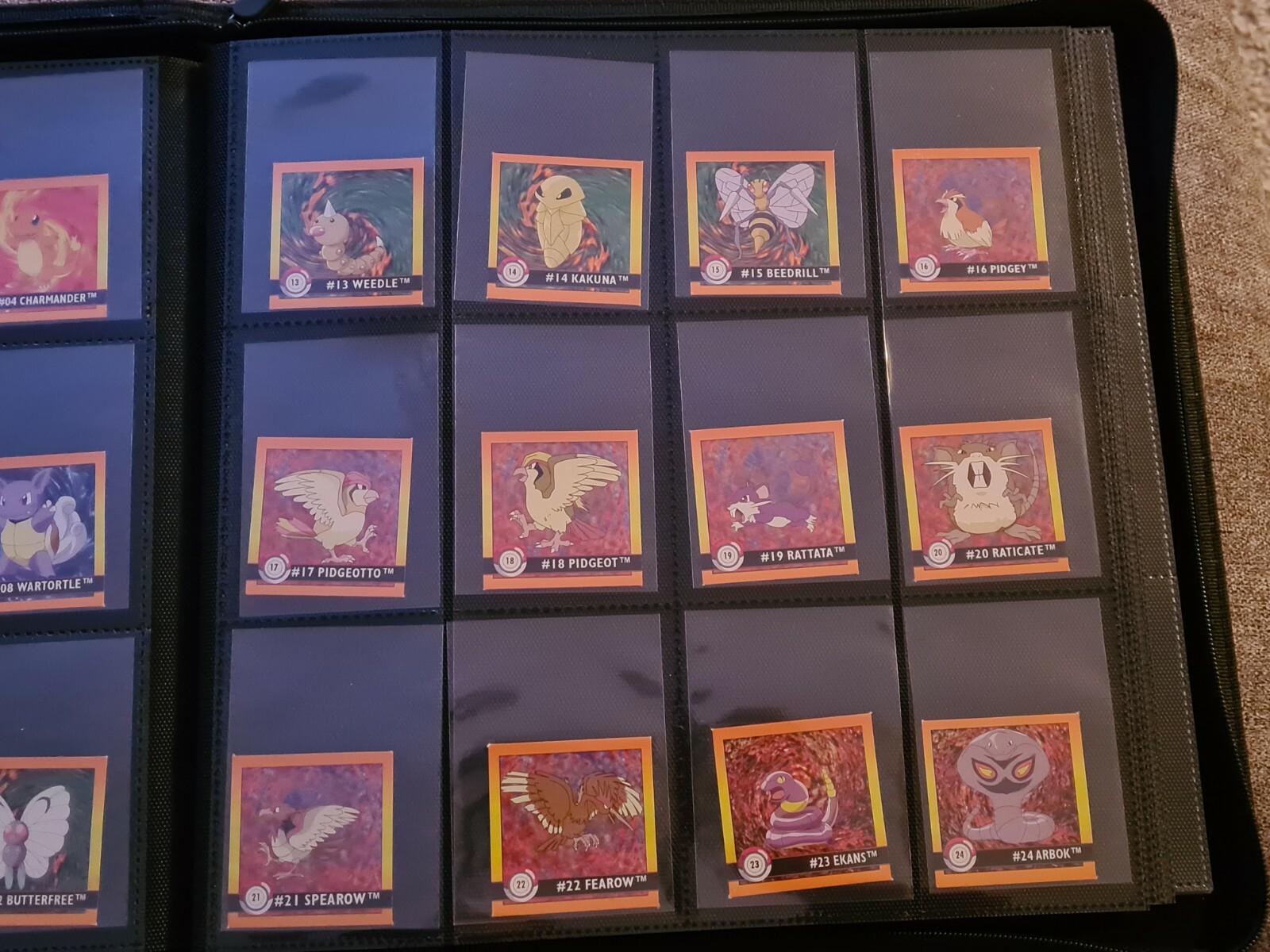 Rare Pokemon Artbox Series 1 Complete set with folder (pack fresh) 1999 ...