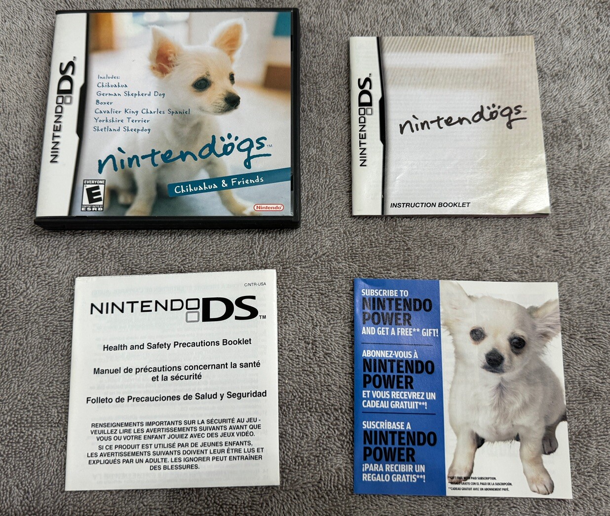 Nintendogs Chihuahua & Friends - Nintendo DS - Authentic - Case / Box ...