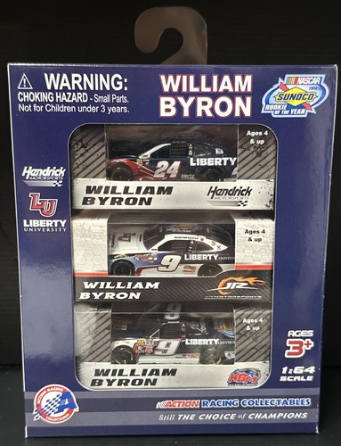 William Byron Rookie Of The Year 3-Car Set NASCAR Action Diecast 1/64 ...