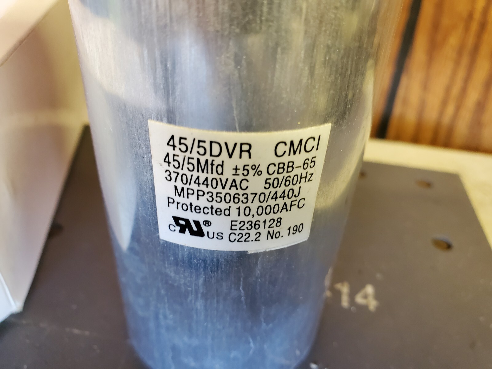 Capacitor 45/5DVR 45/5Mfd, 370/440VAC, E236128, CBB65 | eBay