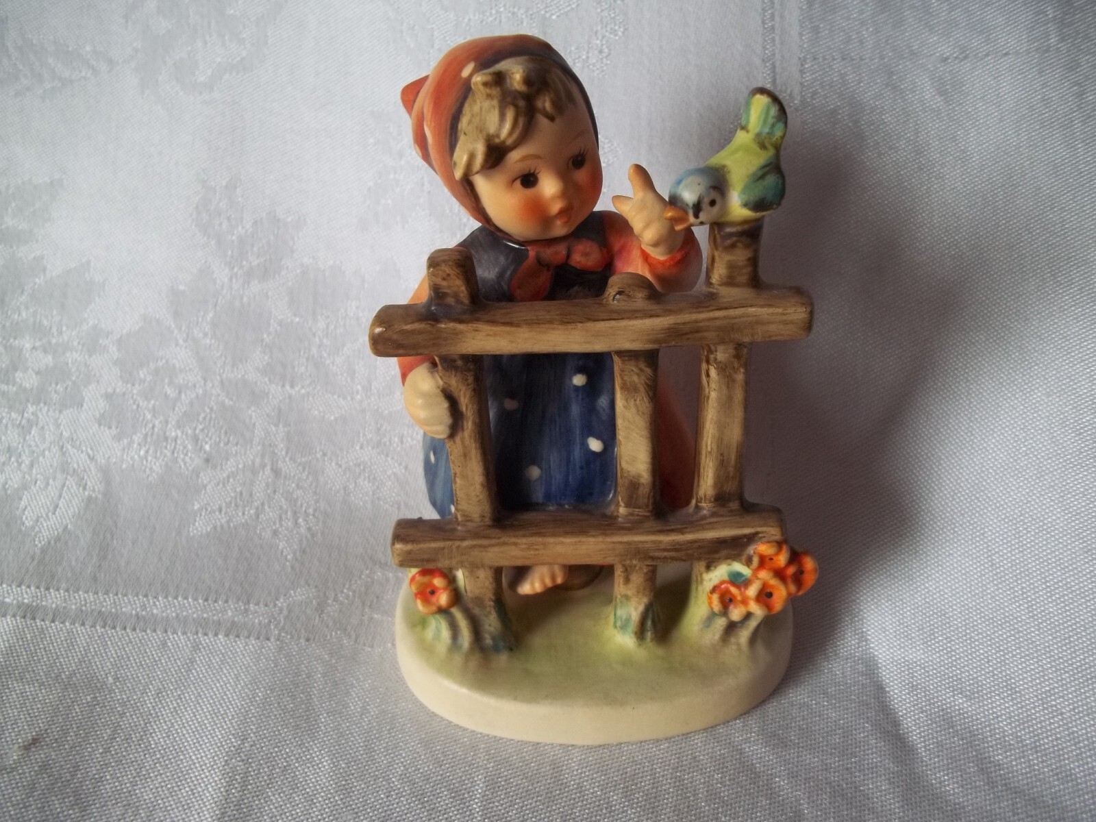 Goebel Signs of Spring 203 Girl and bird 4" | eBay