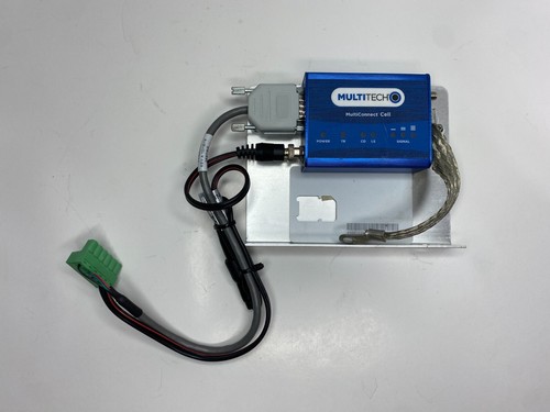 MultiTech MultiConnect Cell 100 Series Radio Modem Setup w/ Card, Cords ...