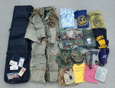 OIF USMC 2/23 Scout Sniper Combat Grouping Ghillie Suit Uniform CAG ...