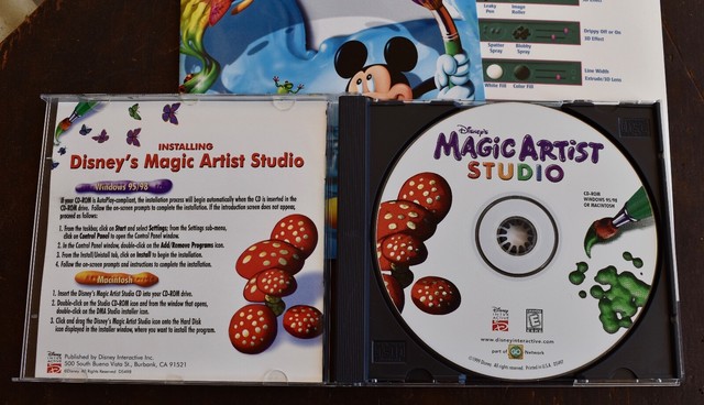 Disney's Magic Artist Studio (Windows/Mac, 1999) for sale online | eBay